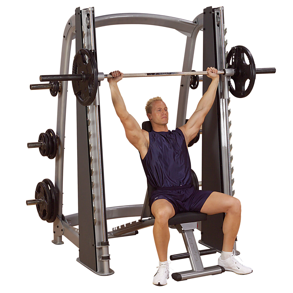 Body Solid Pro Clubline SCB1000 Counter-Balanced Smith Machine ...